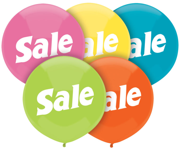 17 inch BSA Tropical Assorted Sale Balloons